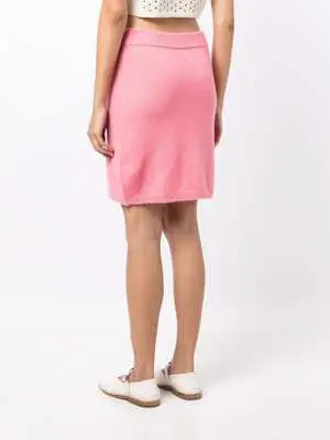 Cashmere In Love Ula Fine-knit Miniskirt - Pink