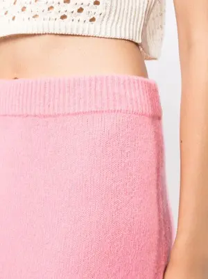 Cashmere In Love Ula Fine-knit Miniskirt - Pink