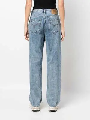 Moschino Washed Straight-leg Jeans