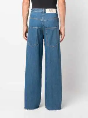 Gucci Pressed-crease Wide-leg Jeans