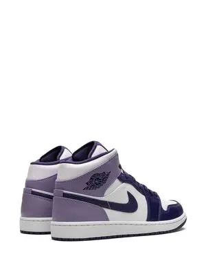 JORDAN Air 1 Mid Sneakers - Purple
