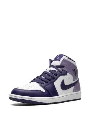 JORDAN Air 1 Mid Sneakers - Purple