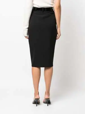 Liu Jo High-waisted Pencil Skirt With Front Slit