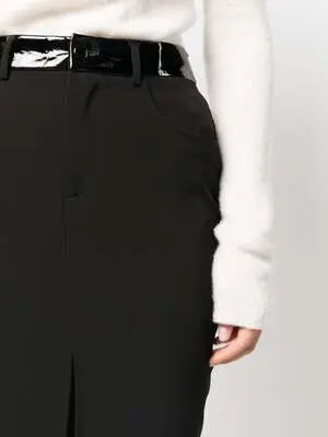 Liu Jo High-waisted Pencil Skirt With Front Slit