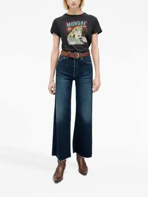RE/DONE High-rise Wide-leg Jeans