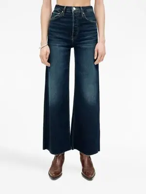 RE/DONE High-rise Wide-leg Jeans