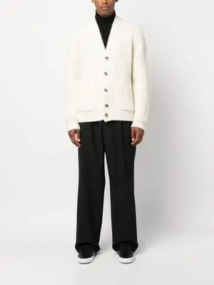 PT TORINO Ribbed Knit Cardigan
