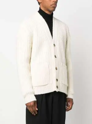 PT TORINO Ribbed Knit Cardigan