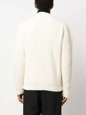 PT TORINO Ribbed Knit Cardigan