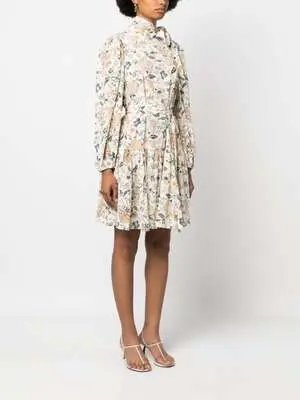 Ulla Johnson Floral-print Bow-detail Dress