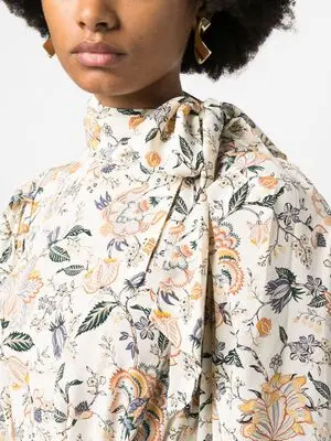 Ulla Johnson Floral-print Bow-detail Dress