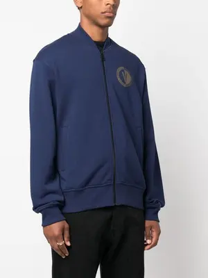 Versace Logo-print Bomber Jacket