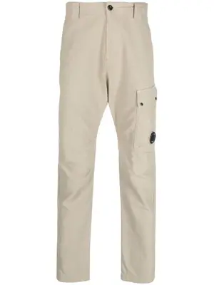 C.P. COMPANY Ottoman Lens-patch Cargo Trousers - Neutrals