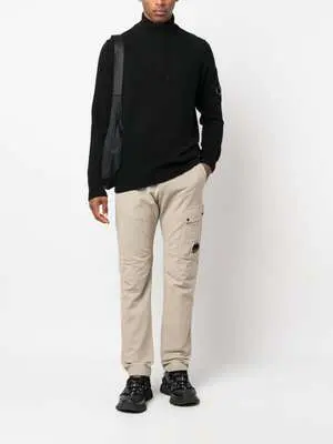 C.P. COMPANY Ottoman Lens-patch Cargo Trousers - Neutrals
