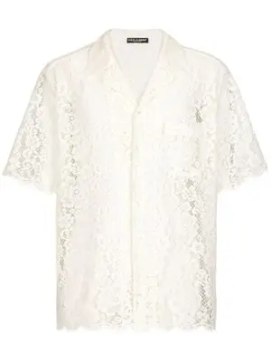 Dolce & Gabbana Sheer-coverage Lace Shirt