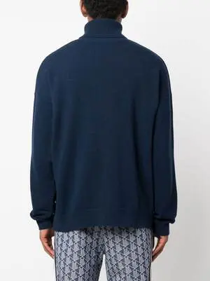 Maison Kitsuné Intarsia-knit Fox-head Wool Jumper