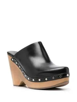 Isabel Marant Étoile 115mm Tsuko Leather Clogs