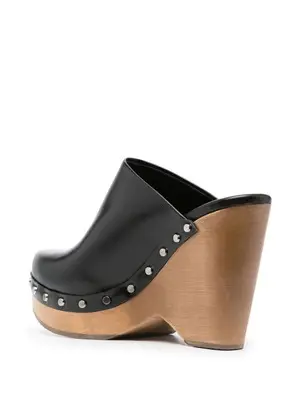 Isabel Marant Étoile 115mm Tsuko Leather Clogs