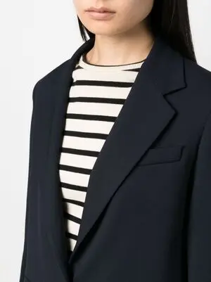 P.a.r.o.s.h Single-breasted Wool-blend Blazer - Blue