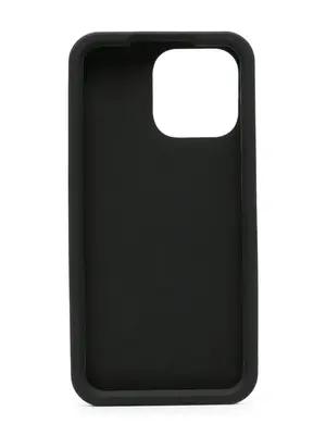 Dolce & Gabbana Logo-embossed Iphone 14 Pro Max Case - Black