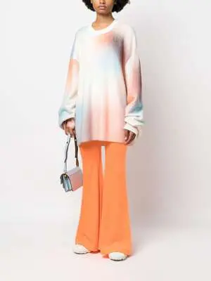 ERL High-waisted Flared Trousers
