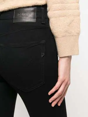 DONDUP Mid-rise Skinny Jeans - Black