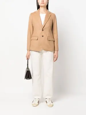 Polo Ralph Lauren Slim-cut Single-breasted Blazer - Neutrals