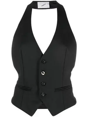 Coperni Halterneck Vest - Black