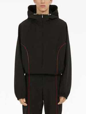 FERRAGAMO Contrast-piping Drawstring Jacket