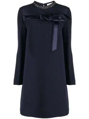 Dice Kayek Crystal-embellished Minidress