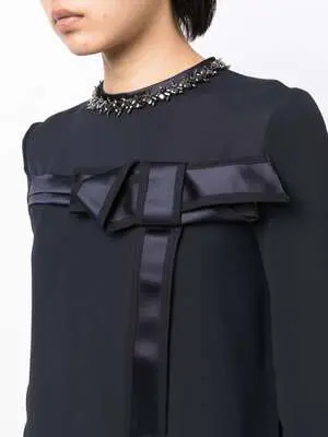 Dice Kayek Crystal-embellished Minidress