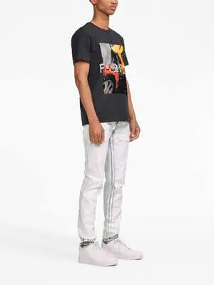 PURPLE BRAND Graphic-print Cotton T-shirt