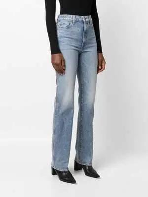 Khaite High-rise Straight-leg Jeans