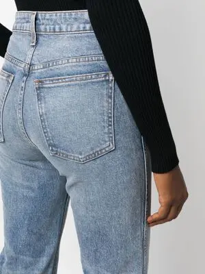 Khaite High-rise Straight-leg Jeans