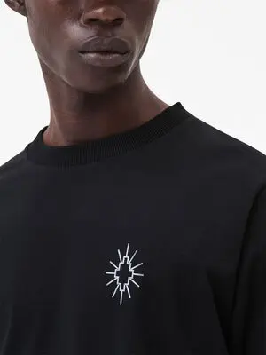 COUNTY OF MILAN Eclipse Cross-print Cotton T-shirt