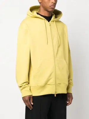 Y3 Logo-patch Organic-cotton Hoodie