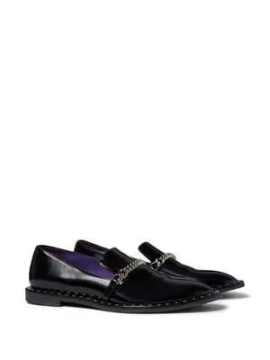 Stella McCartney Falabella Chain-link Loafers