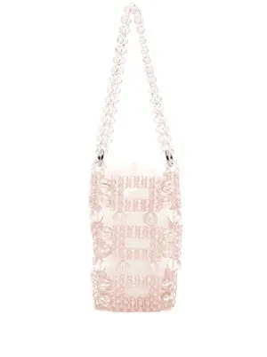 0711 TBILISI Bead-embellished Tote - Pink