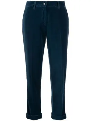 Aspesi Slim-cut Pressed-crease Trousers