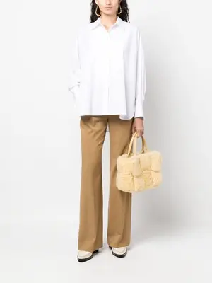 JOSEPH Side-slit Poplin Shirt