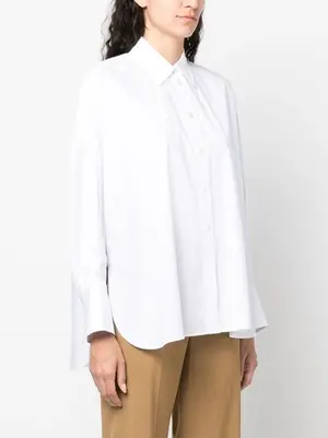 JOSEPH Side-slit Poplin Shirt