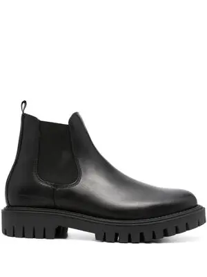 Tommy Hilfiger Round-toe Leather Boots