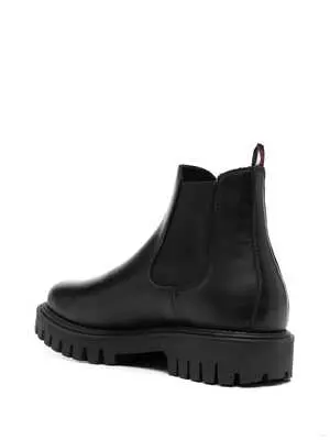 Tommy Hilfiger Round-toe Leather Boots