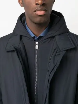 Corneliani Padded Hooded Jacket