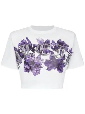 Philipp Plein Logo-print Crop Top