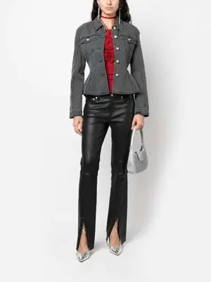 Magda Butrym Fluted Denim Jacket