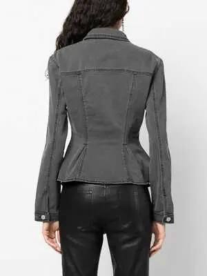Magda Butrym Fluted Denim Jacket