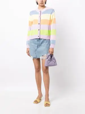 Olivia Rubin Striped Cotton Cardigan