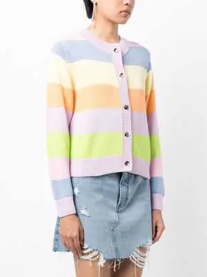 Olivia Rubin Striped Cotton Cardigan
