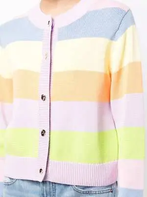 Olivia Rubin Striped Cotton Cardigan
